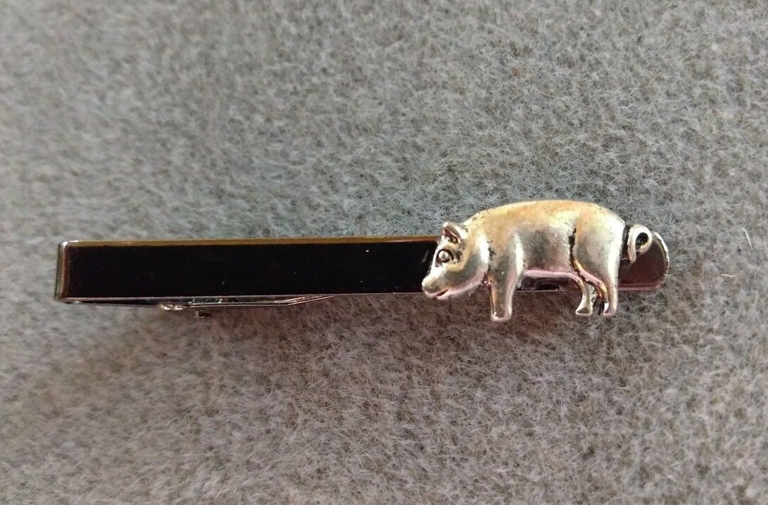 Cute Piggy Pig Tie Clip Bar Great Gift Under 20 Birthday Anniversary ...