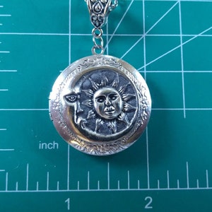 Sun and Moon Locket Necklace Great Gift Birthday Christmas Stocking ...