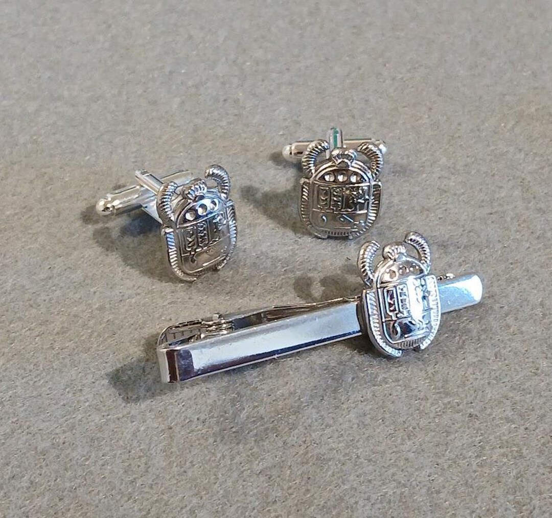 Robot Beetle Tie Clip Bar Clasp Cufflinks Great Gift Halloween ...