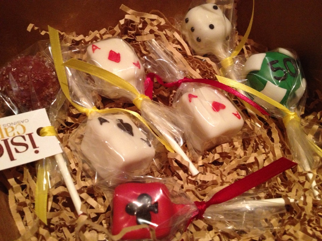 Casino Theme Cake Pops - Cards, Dice, Chips, Etc - Etsy