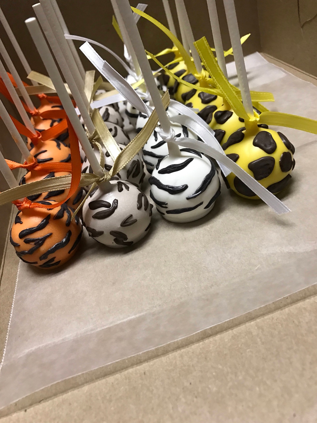 Animal Print Cake Pops - Etsy