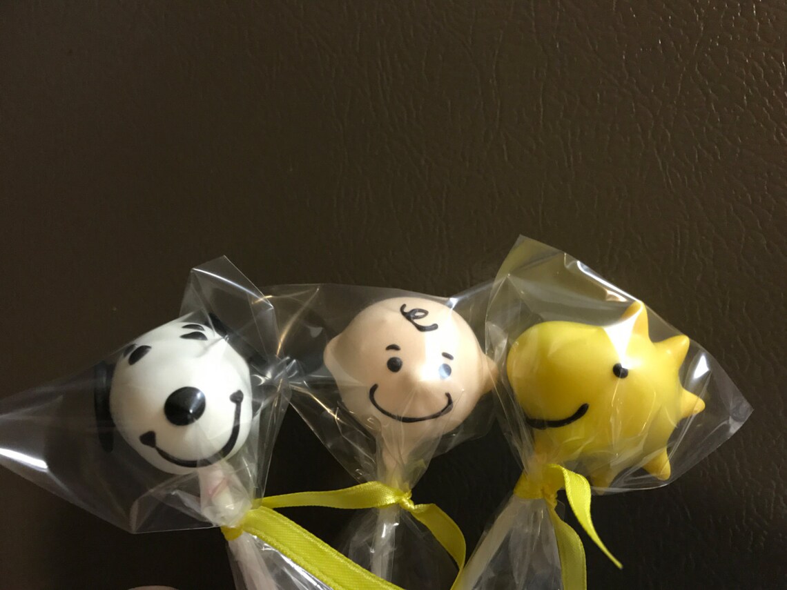 Peanuts charlie Brown Snoopy and Woodstock Cake Pops - Etsy