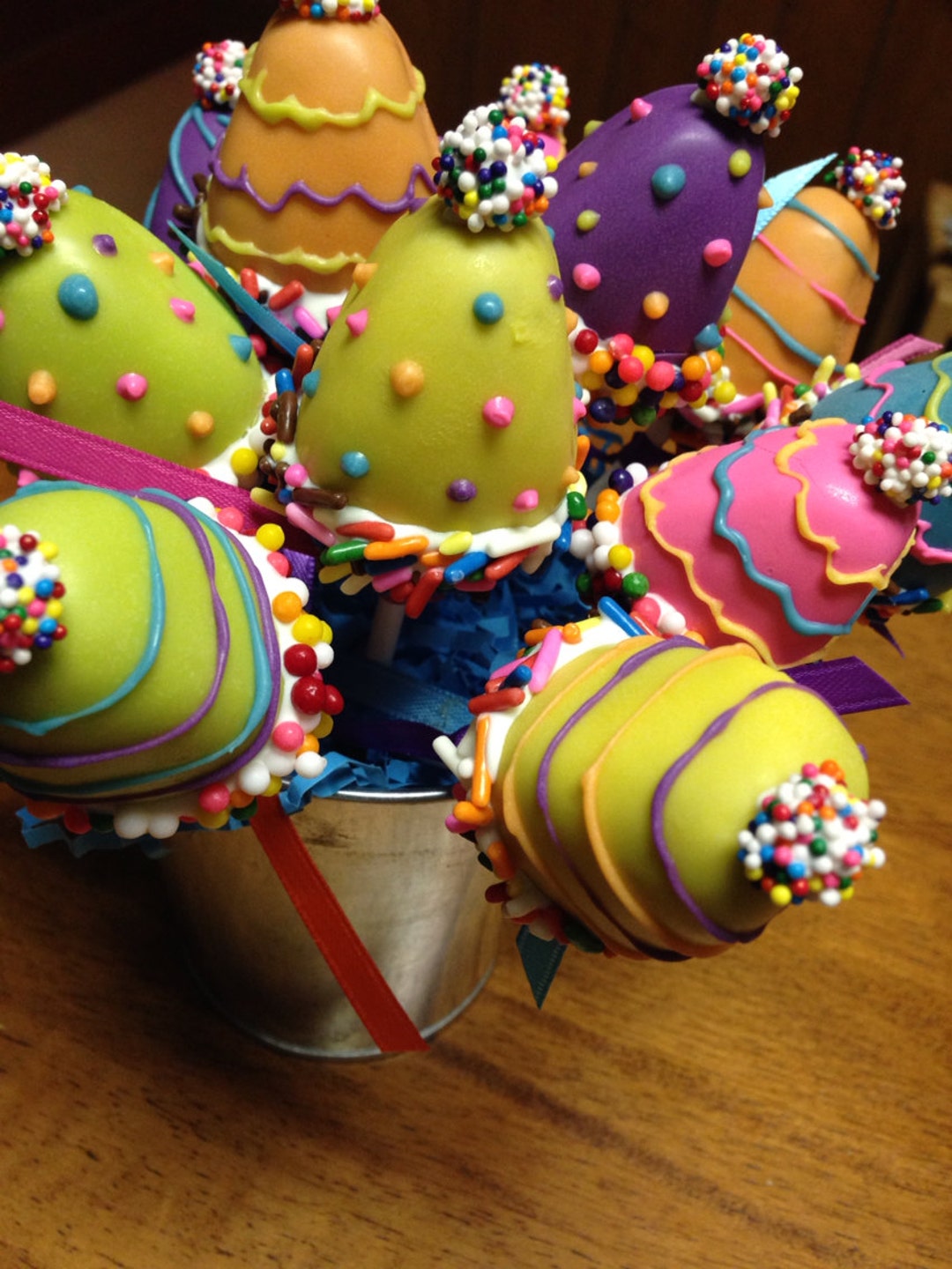 Birthday Hat Cake Pops - Etsy