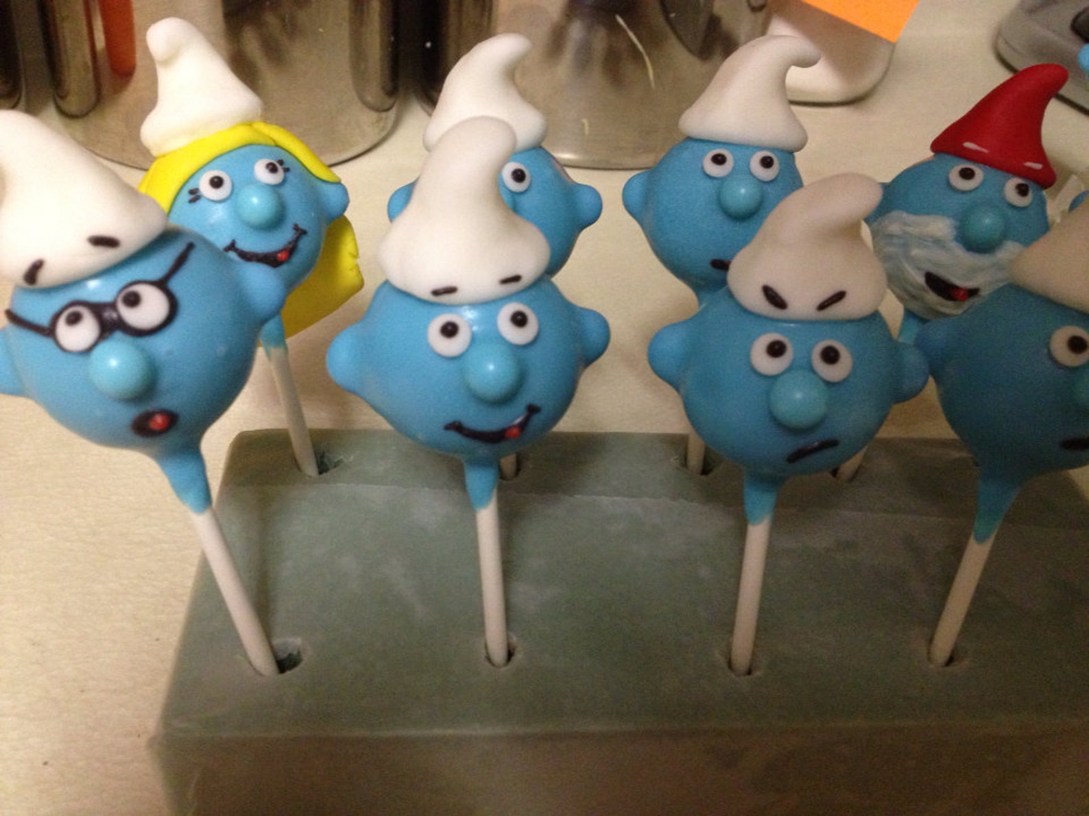 Smurfs Cake Pops | Etsy