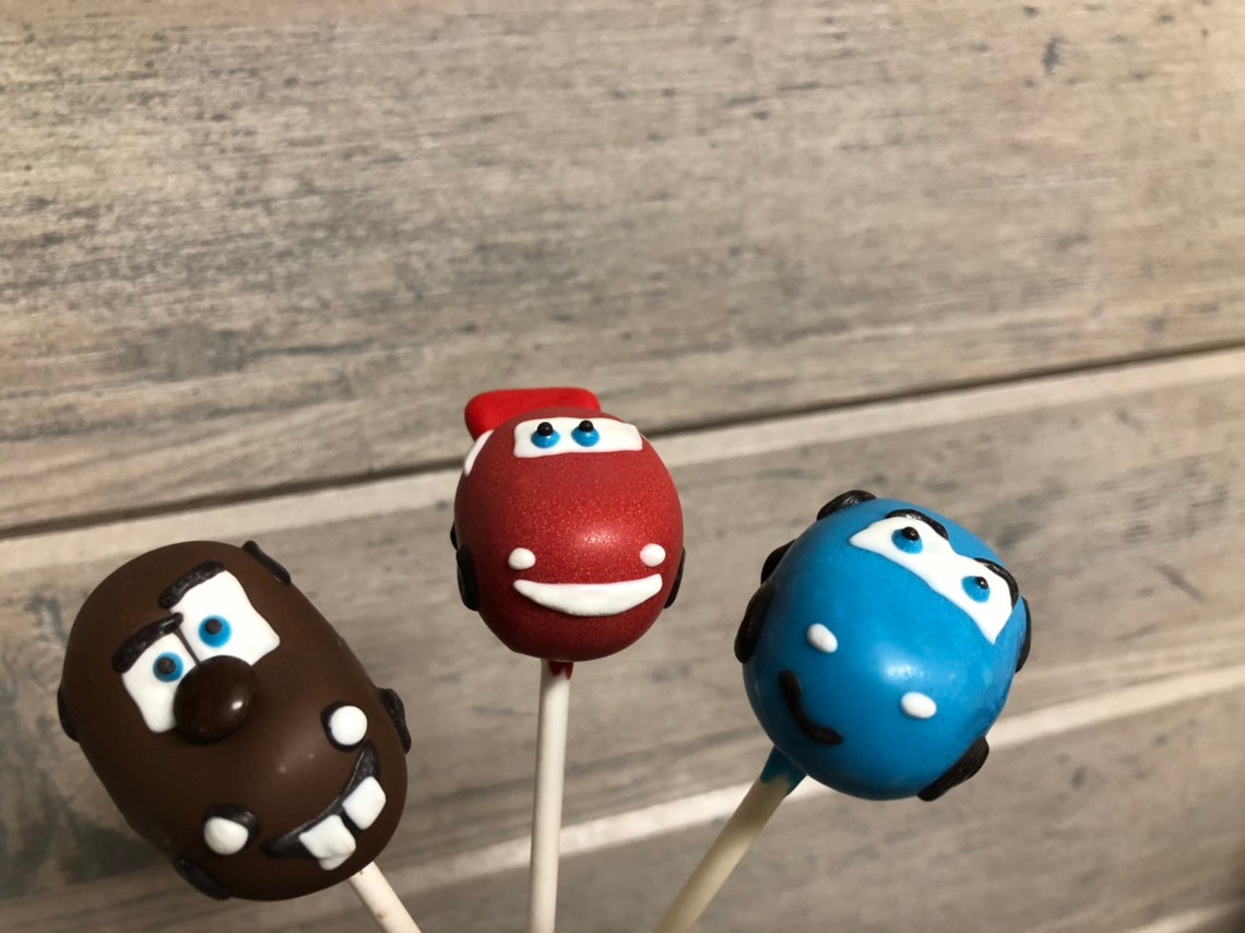 CARS Cake Pops - Etsy