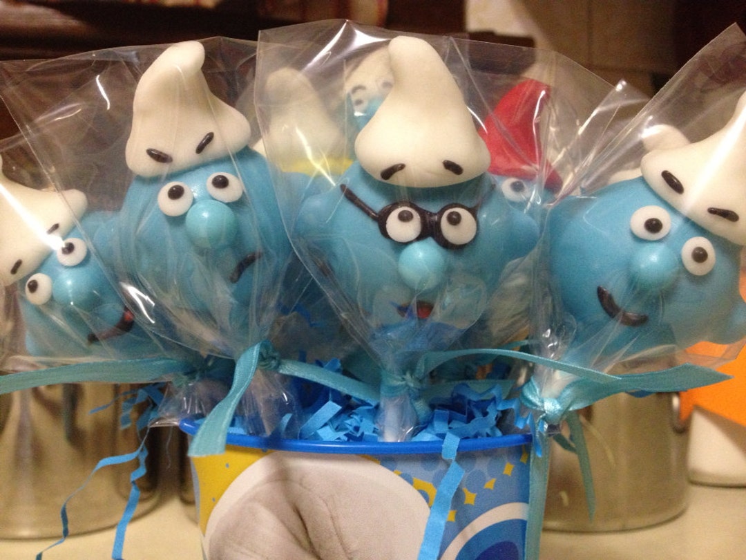Smurfs Cake Pops - Etsy
