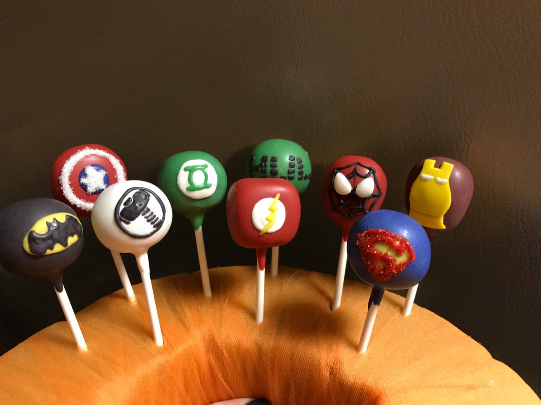 Superhero Cake Pops - Etsy