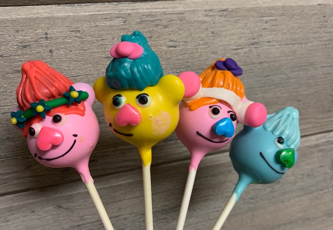 Troll Cake Pops - Etsy