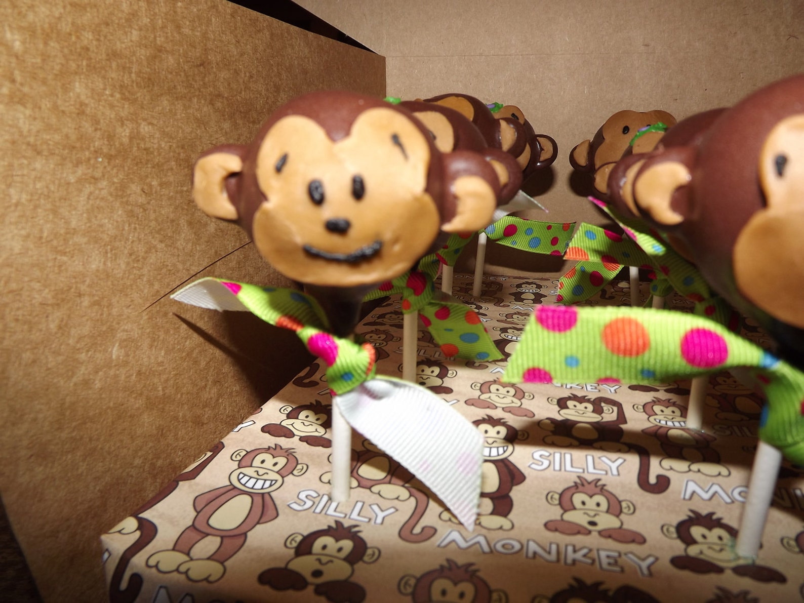Monkey Cake Pops - Etsy