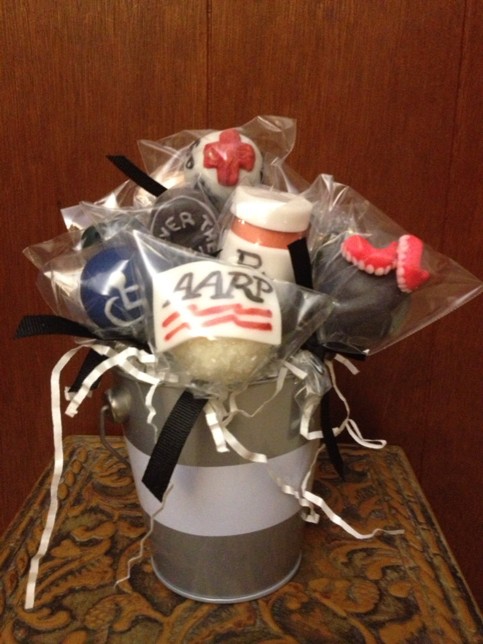 Old Age Survival Kit Cake Pops or Over the Hill - Etsy