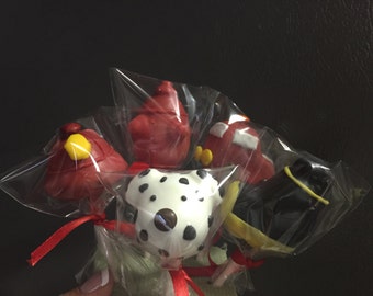 Fire Truck and Fireman Cake Pops - Etsy