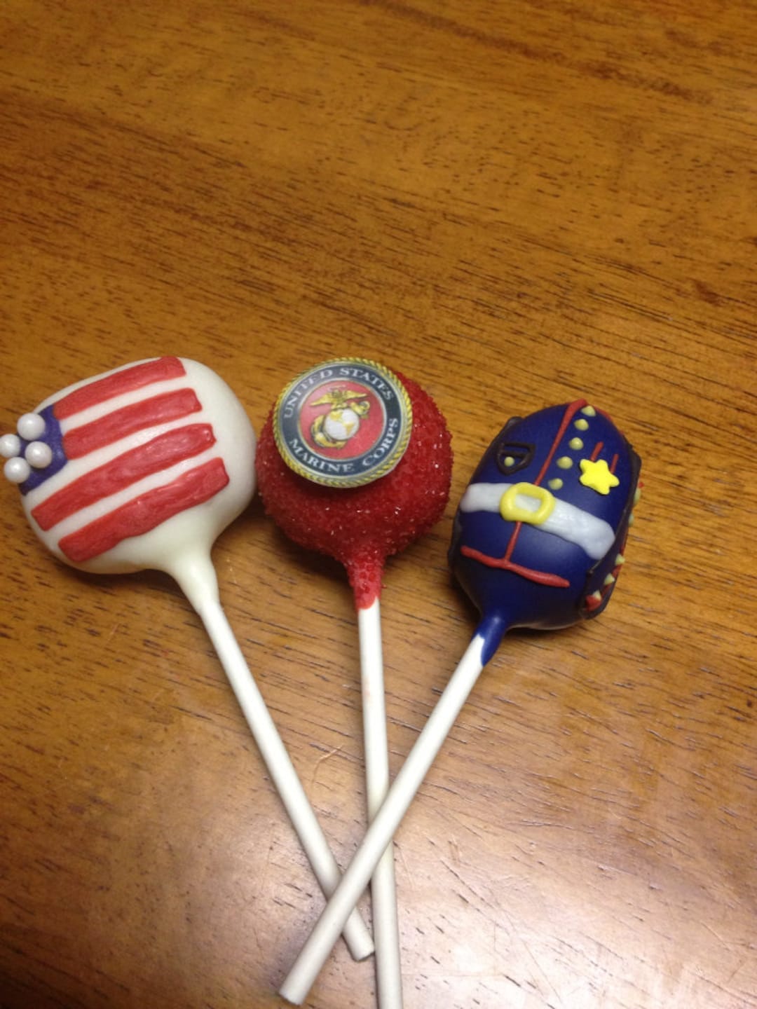 Marine Corps Cake Pops - Etsy