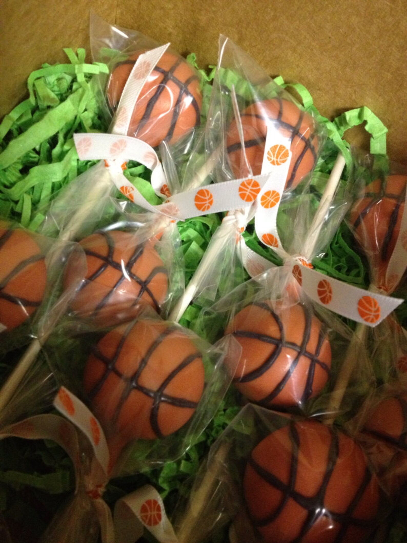 Basketball Cake Pops - Etsy