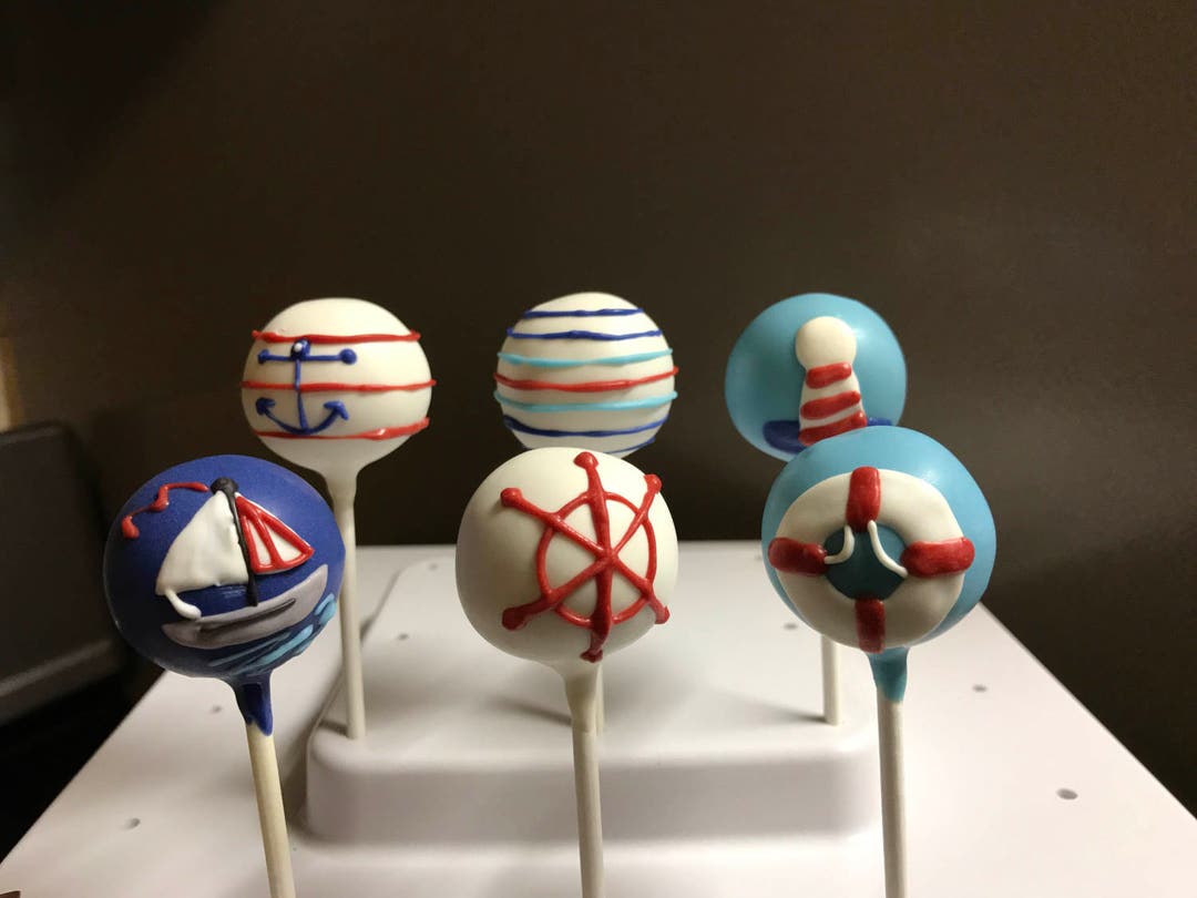 Nautical Cake Pops - Etsy
