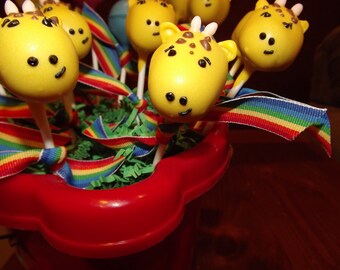 Safari Cakesicles Jungle Cake Pops Giraffe Elephant - Etsy