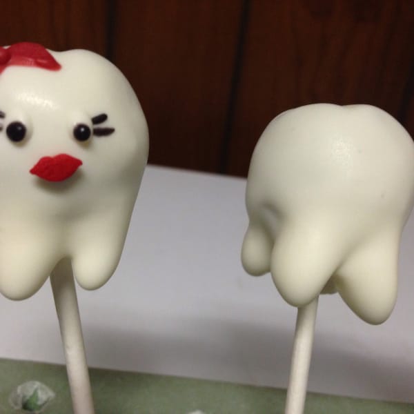 Teeth Cake Pop - Etsy