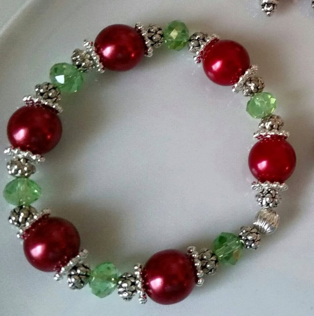 Christmas Bracelet, Holiday Bracelet, Holiday Jewelry, Christmas ...