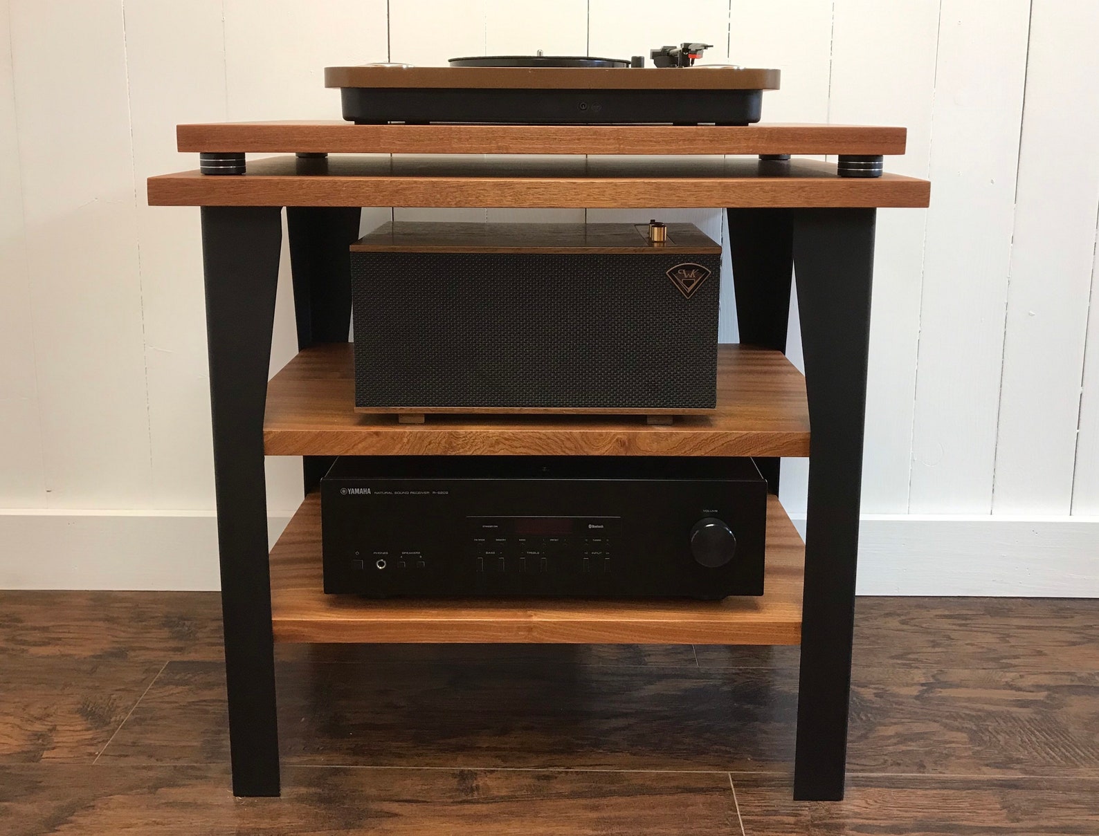 Mahogany Stereo and Turntable Console With Optional Vinyl - Etsy