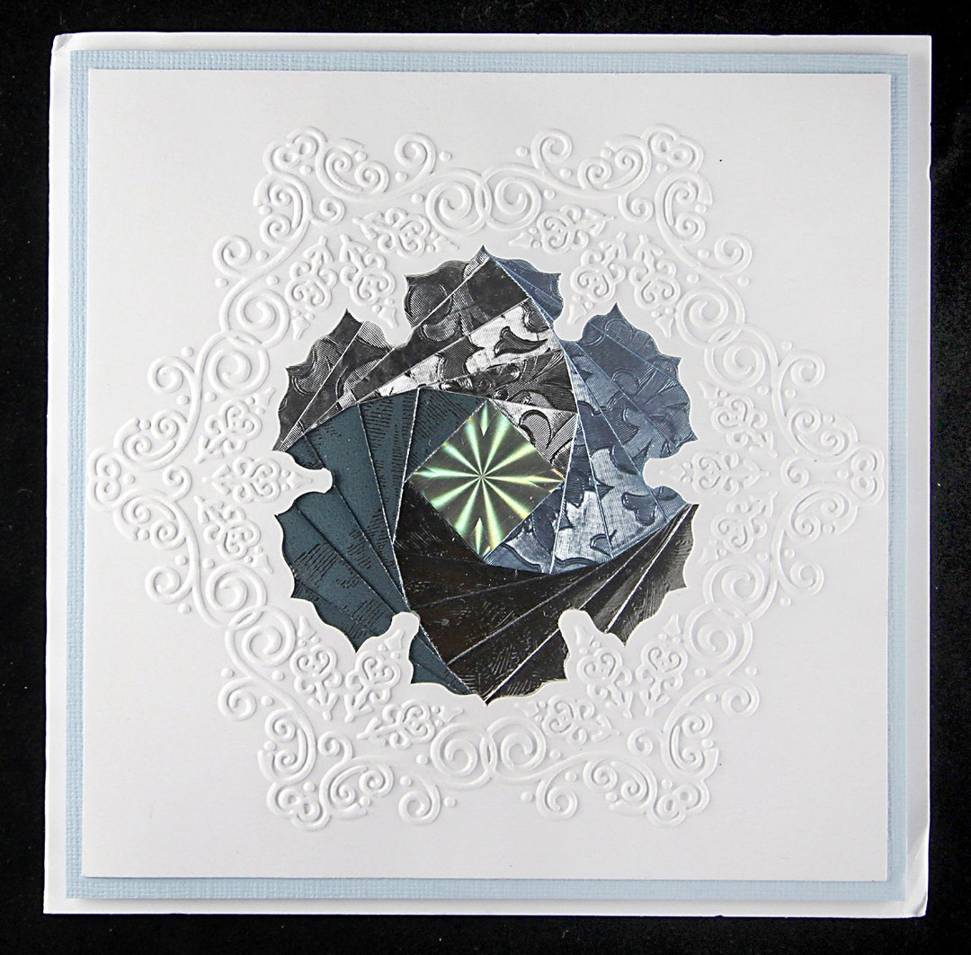 Kit 41 - Snowflake - Iris Folding Card Kit - Etsy