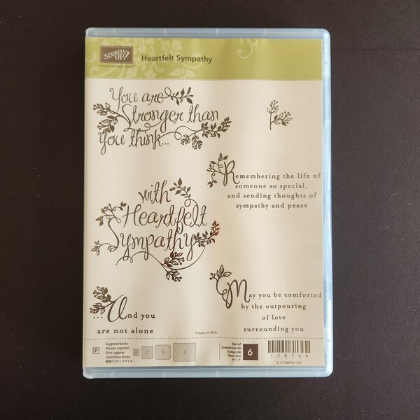 Sympathy Stamp - Etsy