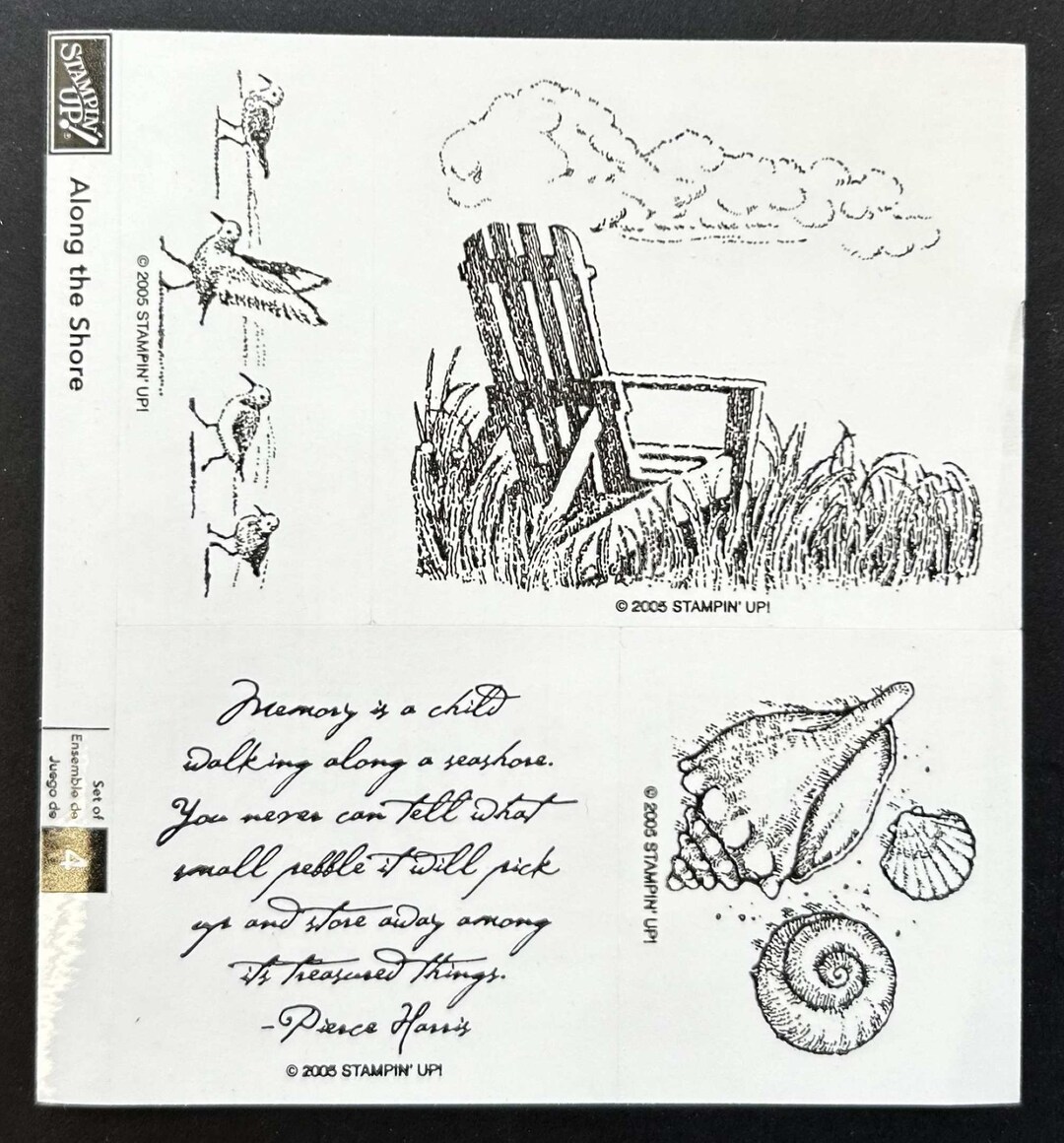 Along the Shore - Rubber Stamps - Etsy