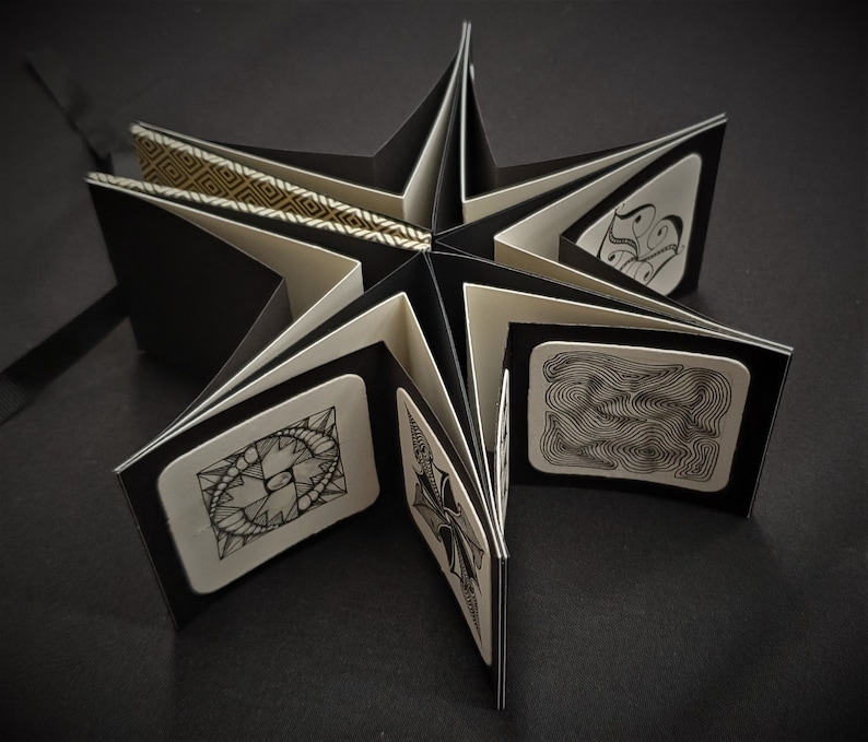 Star Book Kits (zentangle® Tiles Not Included) - Etsy