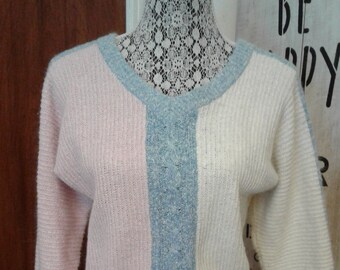 White angora sweater | Etsy