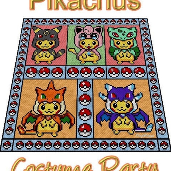 Pikachu Costume Pattern - Etsy