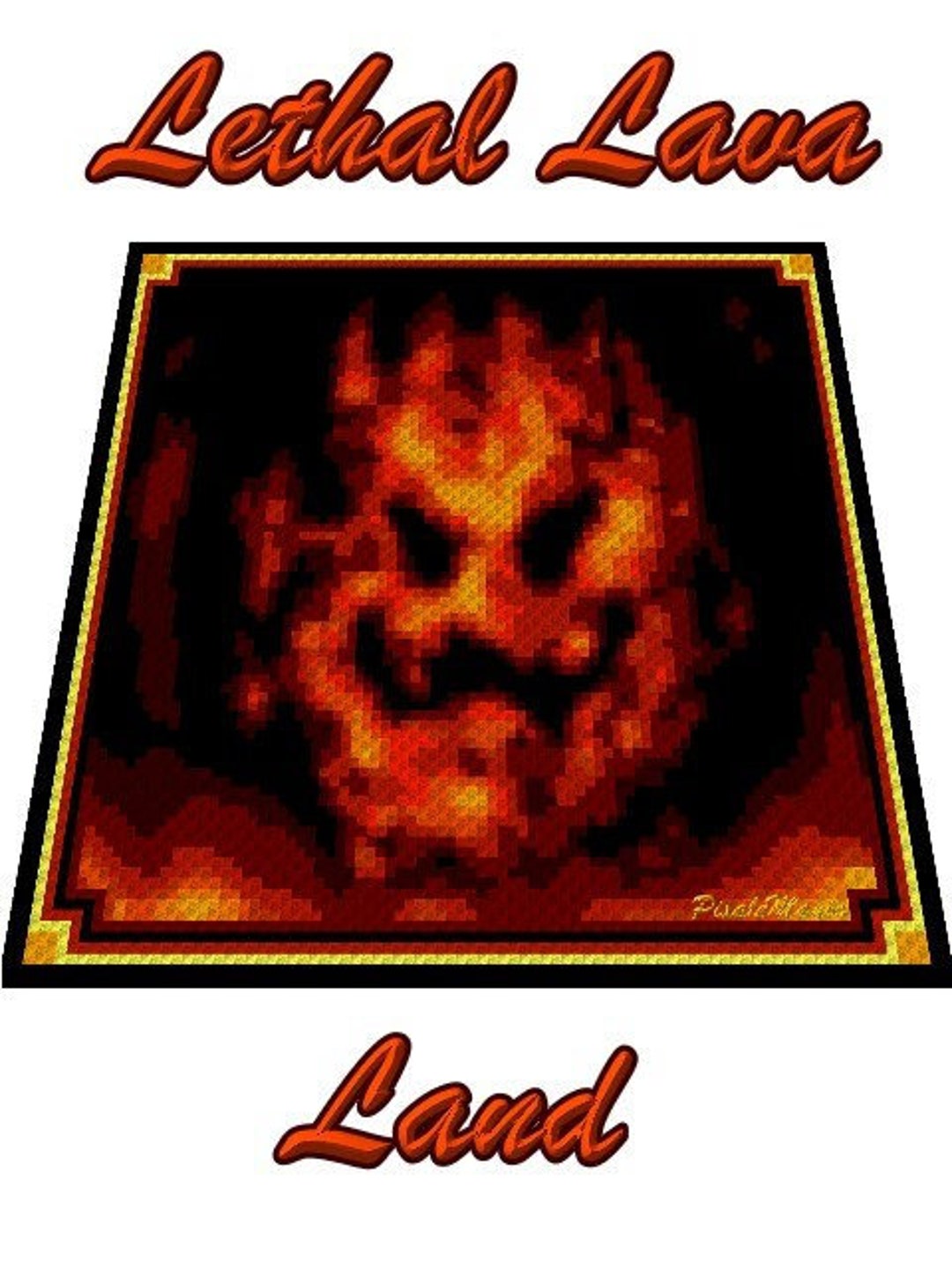 LETHAN LAVA LAND - Inspired C2C Graph - Etsy