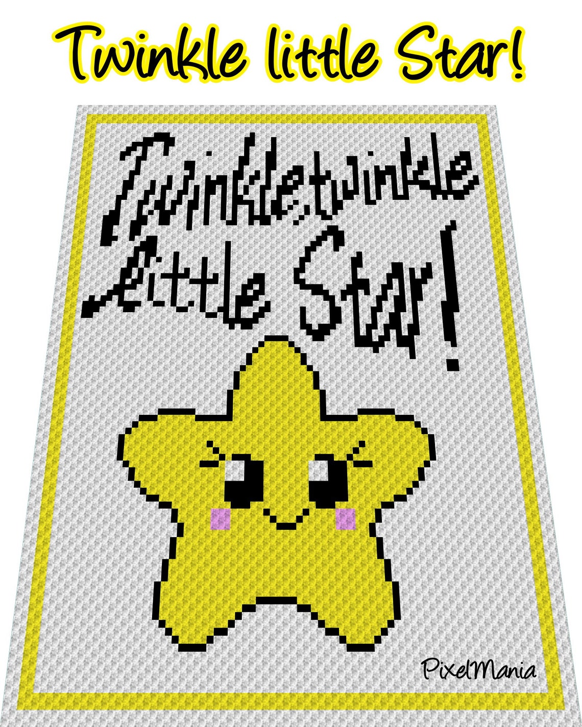 Twinkle Twinkle Little STAR Crochet Graph for Blanket C2C - Etsy