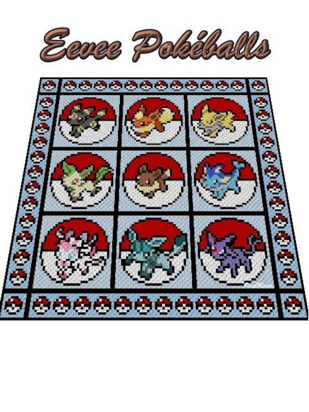 EEVEELUTION EEVEE EVOLUTION Pokéballs Pokémon Inspired Graph for C2c ...