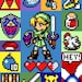 The Legend of Zelda Inspired Graph for Blanket C2C Written - Etsy