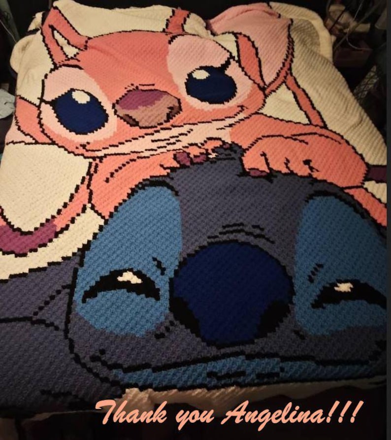 STITCH and ANGEL, Graph for C2C Blanket - Etsy