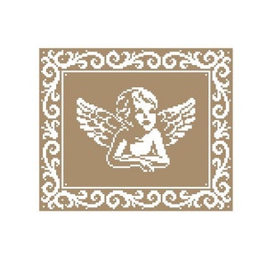 ANGEL - Graph for Crochet Sc Blanket, Written & Color Blocked ...