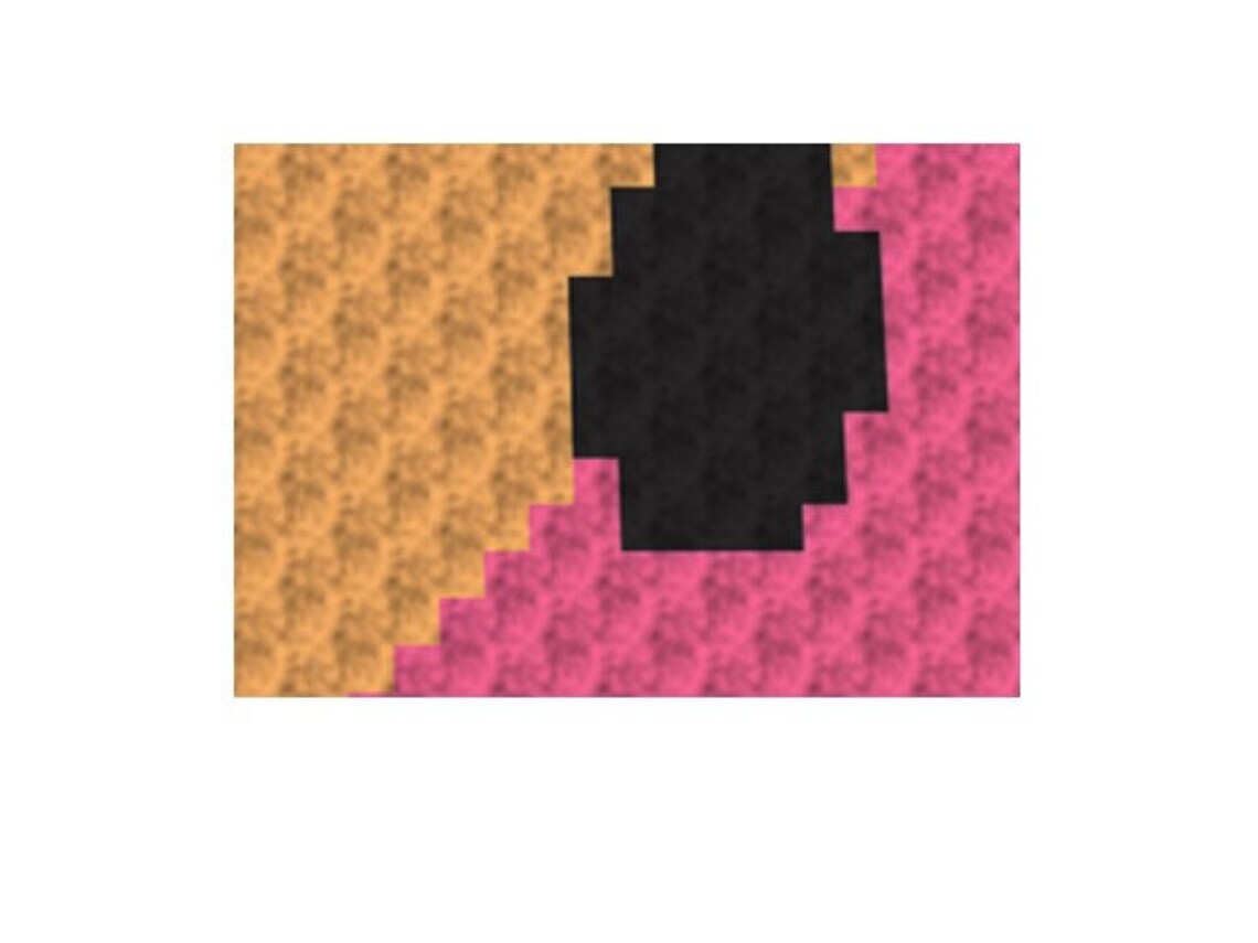 Rainbow STAR Crochet Graph for Blanket C2C Written & Color | Etsy