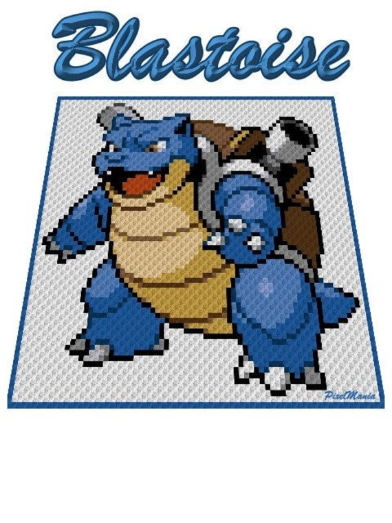 Minecraft Pixel Art Templates Blastoise