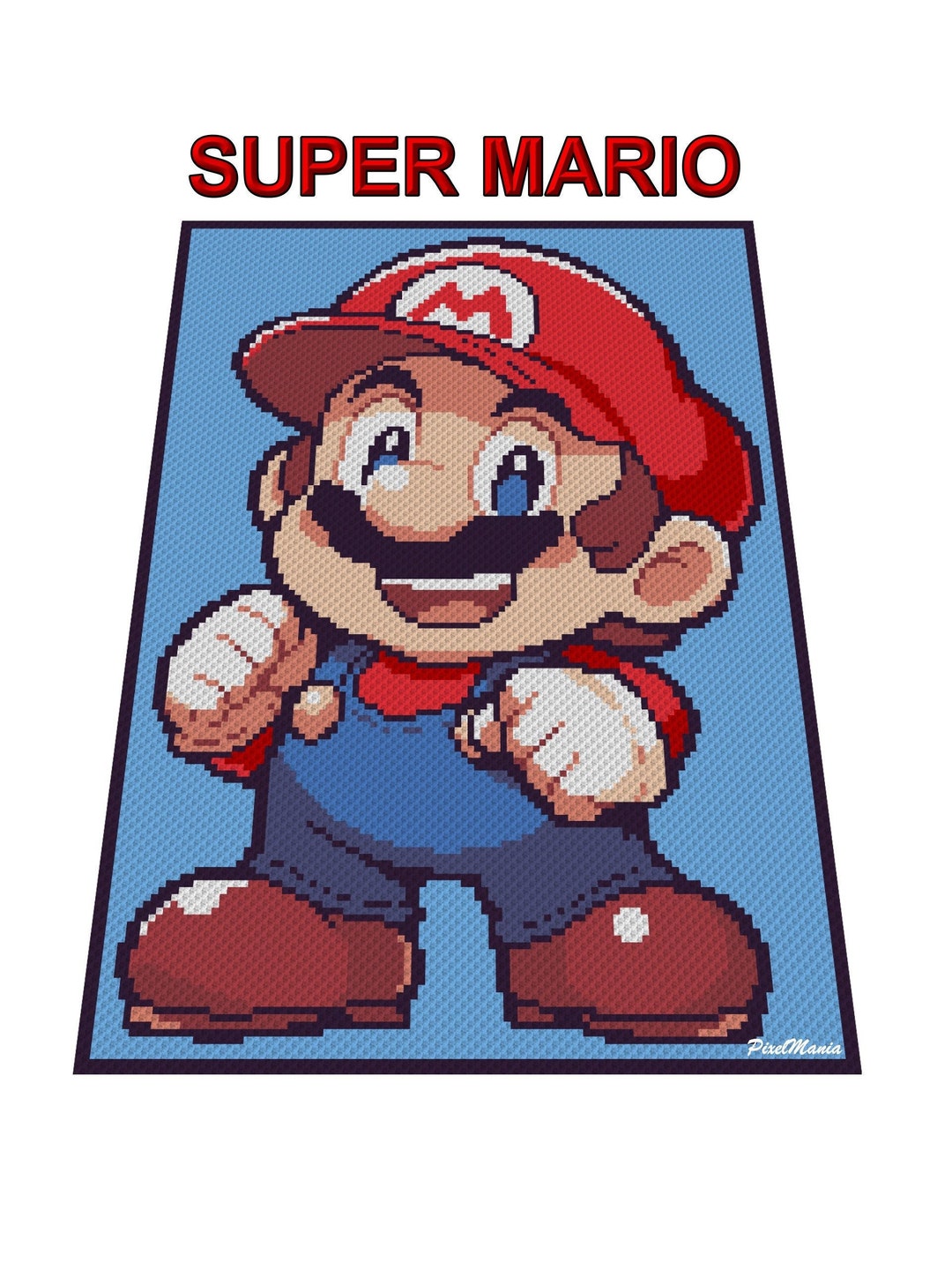 SUPER MARIO C2c Graph - Etsy