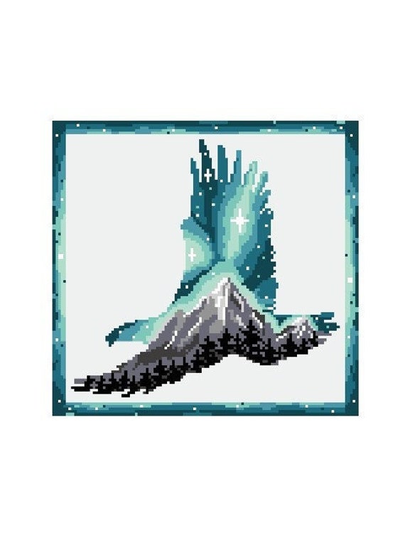 FLYING EAGLE Graph for Crochet Sc Blanket Dc Hdc Written & | Etsy