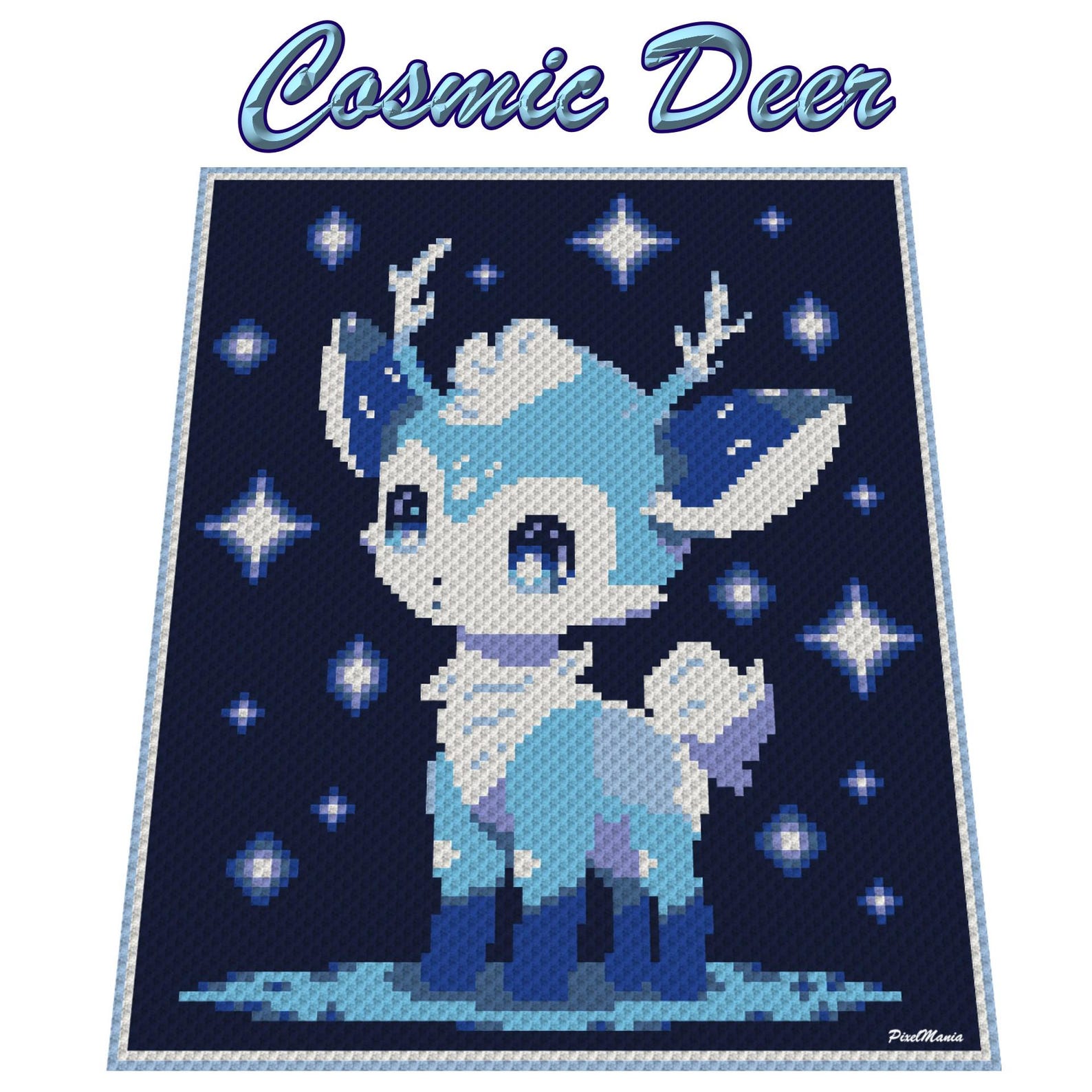 COSMIC DEER - Graph for C2c Crochet Blanket - Etsy