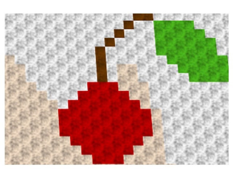 Iced Coffee Crochet Graph Pattern for Blanket, C2C, Written & Color ...
