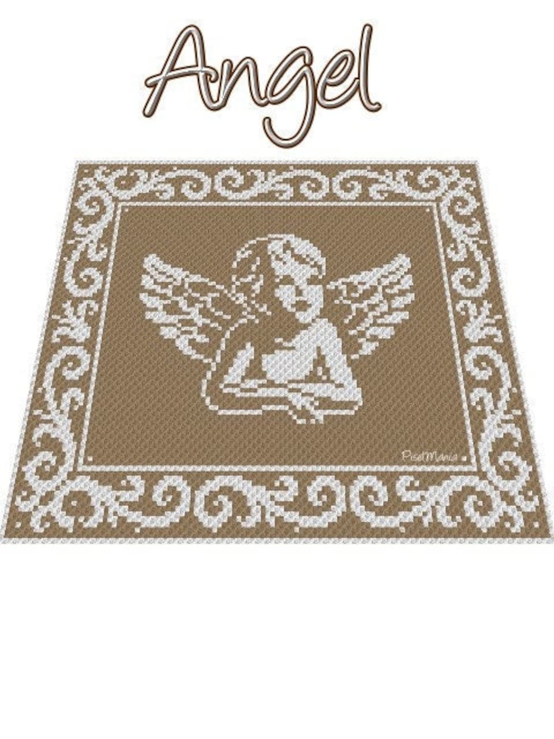 ANGEL - Graph for Crochet C2c Blanket, Written & Color Blocked ...