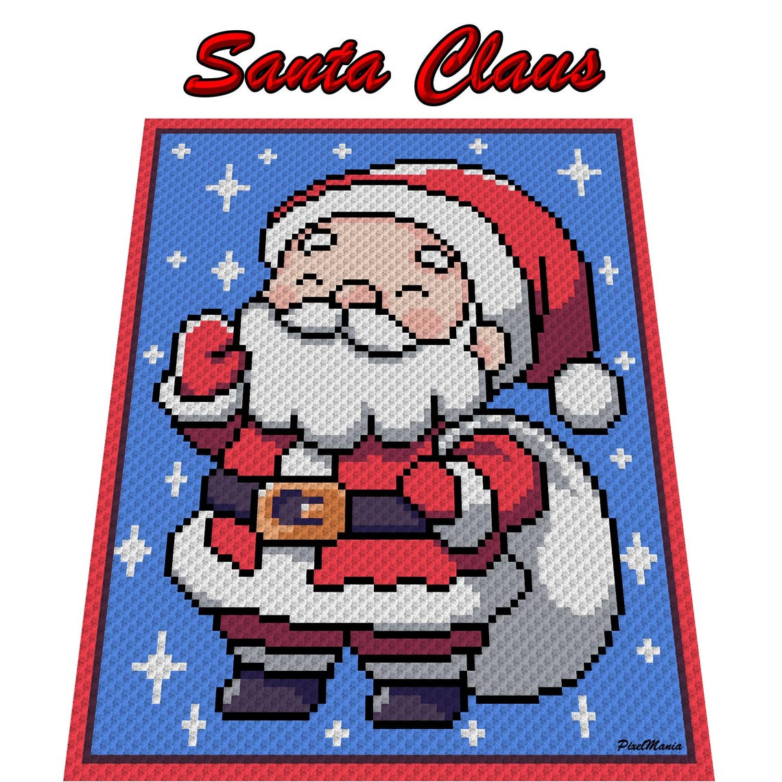 SANTA CLAUS, Graph for C2C Blanket - Etsy