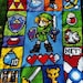 The Legend of Zelda Inspired Graph for Blanket, C2C, Written ...