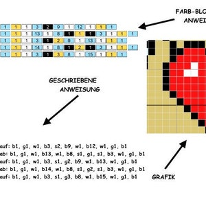 GUARDIAN ANGEL Crochet Graph for Blanket, C2C, Written & Color Blocked ...