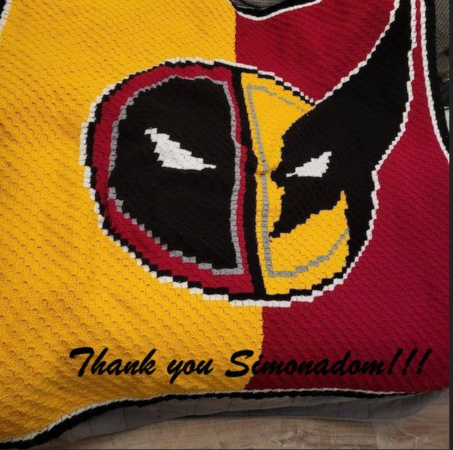 DEADPOOL & WOLVERINE - Graph for C2C Blanket - Etsy