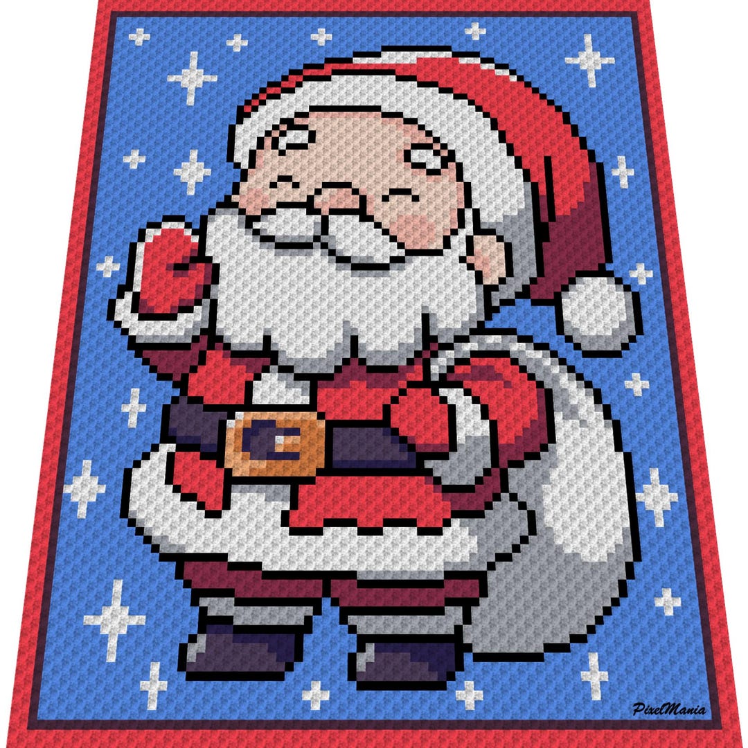 SANTA CLAUS, Graph for C2C Blanket - Etsy