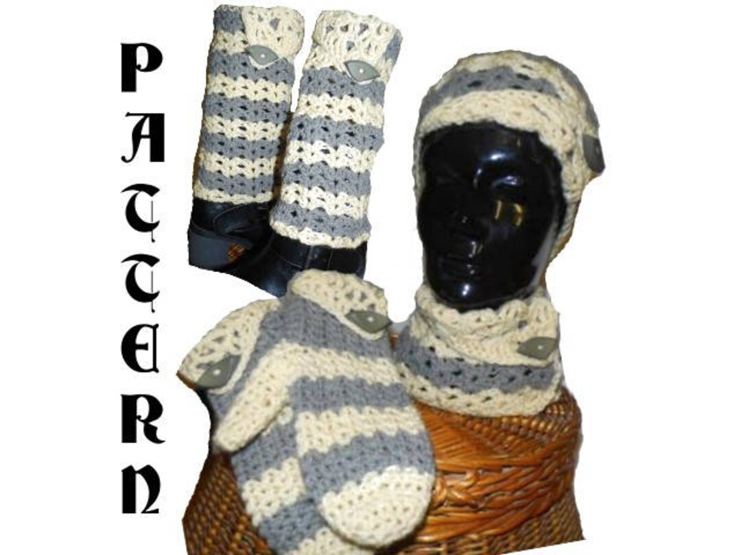 CROCHET PATTERN * Winter-set * Teenager - Adult Size, Instant PDF ...