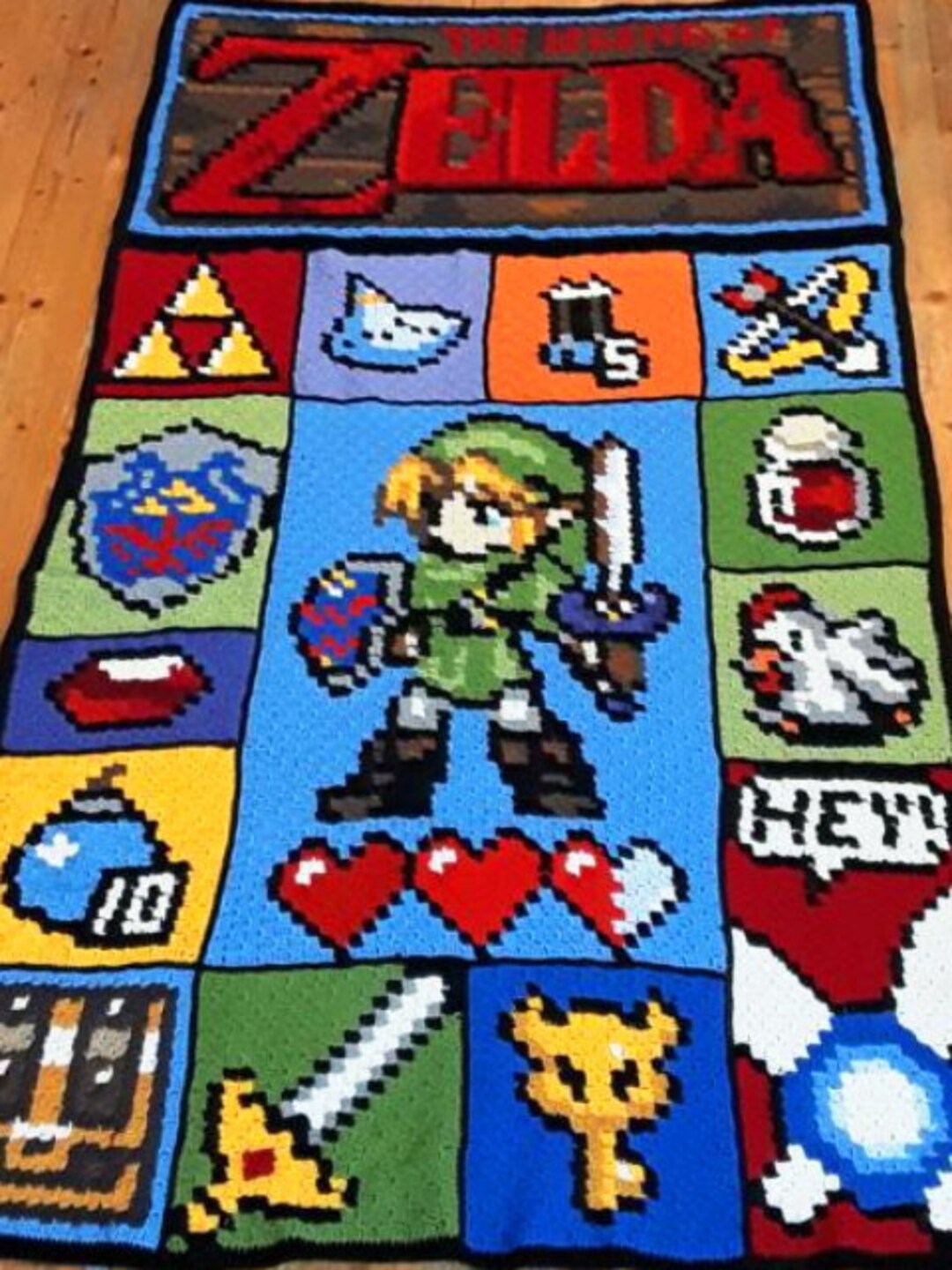 ADD ON the Legend of Zelda Inspired Graph for Blanket C2C - Etsy