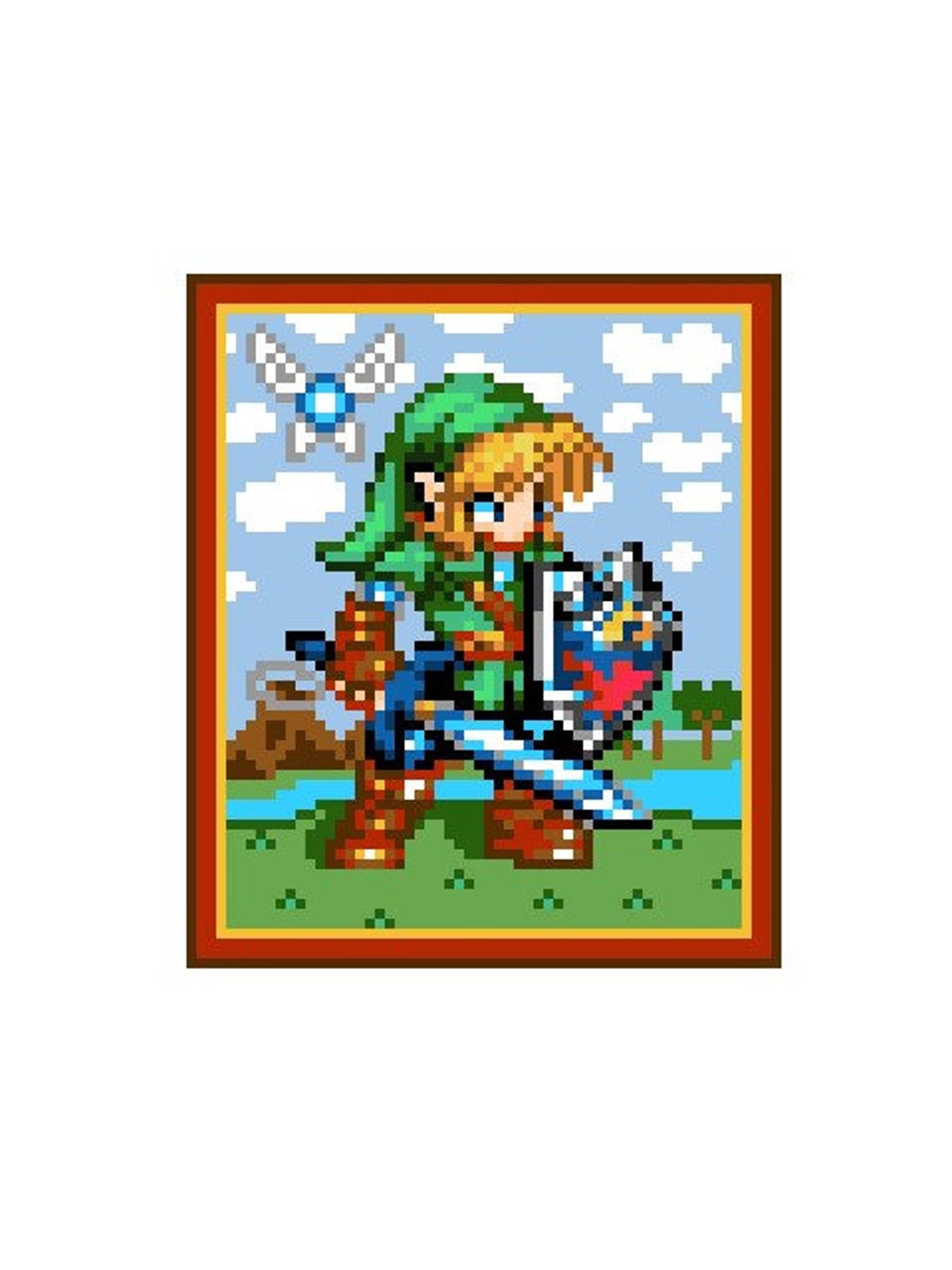 LINK - the Legend of Zelda Inspired Graph for C2c Crochet Blanket ...
