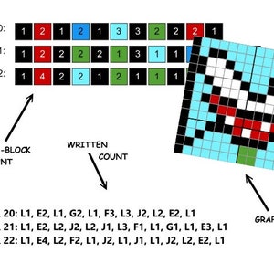 SUPER MARIO Stainted Glass - C2c Graph - Etsy